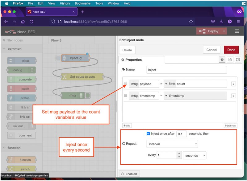 How to Use Variables in Node-RED